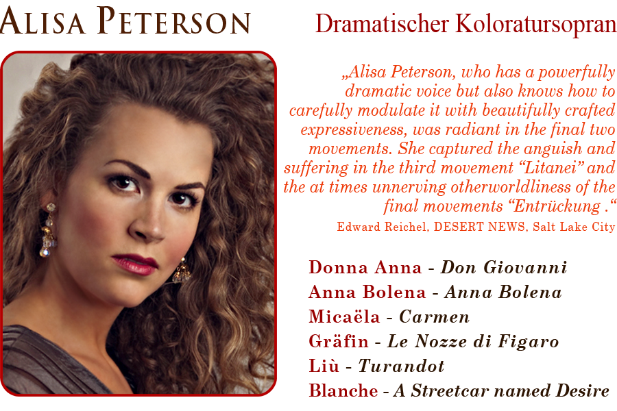 Alisa Peterson - Stephens Nicolson Artists Management